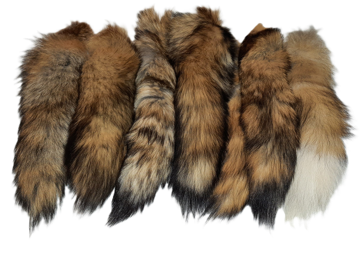 Red Fox Tail Cuties, Set of 3 or 5 – Dakotaline Furs