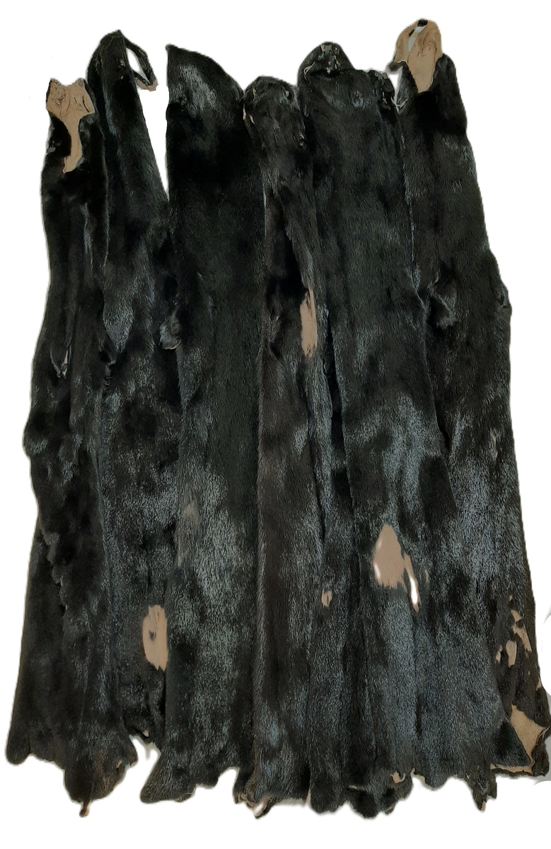 Ranched Mink, Black, Damage Grade – Dakotaline Furs