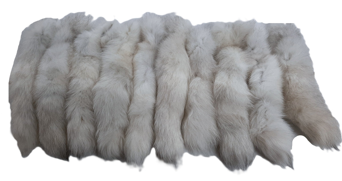 Blue Fox Tail, Set of 10 – Dakotaline Furs