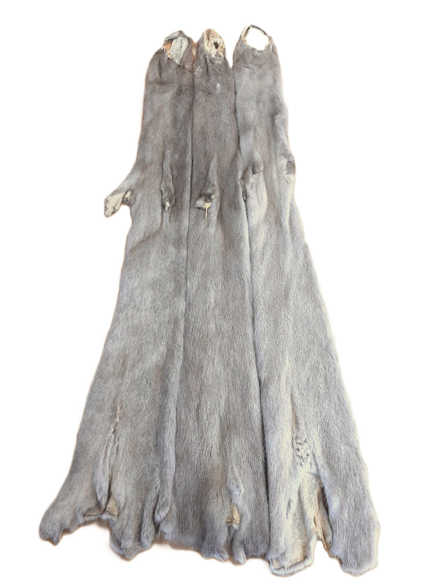 Ranched Mink Pelt, Silver Blue/Grey Blue – Dakotaline Furs